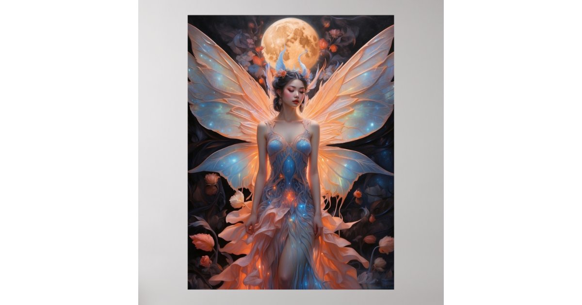 Ethereal Elegance Fairy Poster | Zazzle