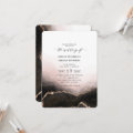 Ethereal Mist Ombre Blush Pink Foil Script Wedding Invitation | Zazzle