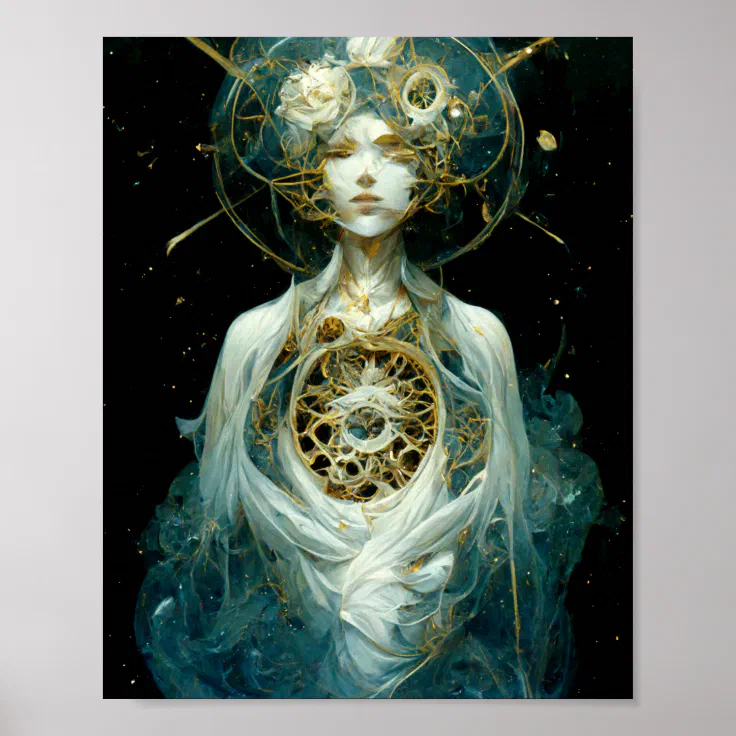 Ethereal Sprite 2 Fantasy Art Poster | Zazzle