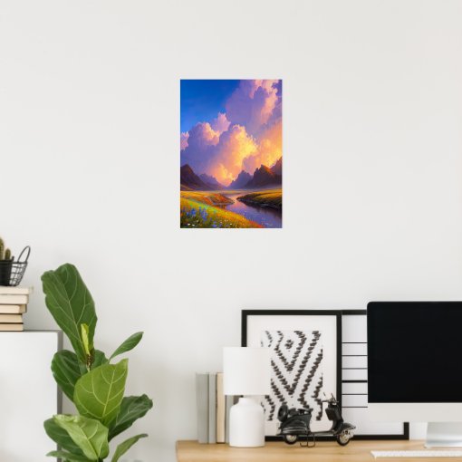 Ethereal Valley Poster | Zazzle