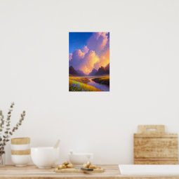 Ethereal Valley Poster | Zazzle