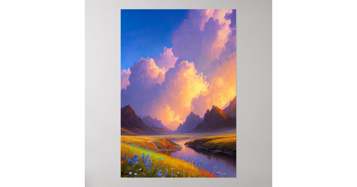 Ethereal Valley Poster | Zazzle