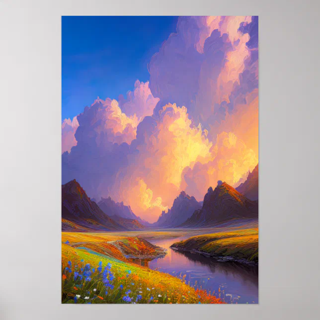 Ethereal Valley Poster | Zazzle