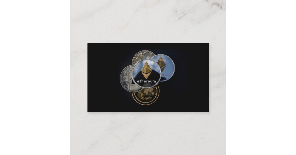 Ethereum Cryptocurrencies Business Card | Zazzle