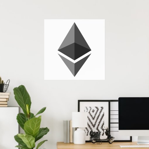 Ethereum ETH Logo | Poster | Zazzle