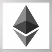 Ethereum ETH Logo | Poster | Zazzle