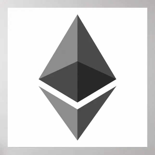 Ethereum ETH Logo | Poster | Zazzle