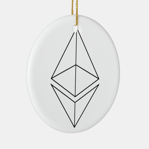 Ethereum Eth Logo Symbol Crypto Christmas Ornament | Zazzle