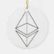 Ethereum Eth Logo Symbol Crypto Christmas Ornament | Zazzle