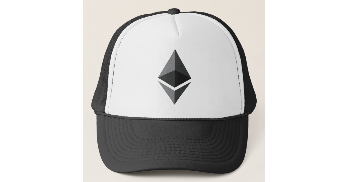 Ethereum Logo Only Trucker Hat | Zazzle