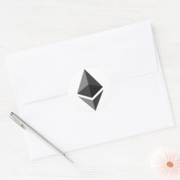 Ethereum Logo Sticker | Zazzle