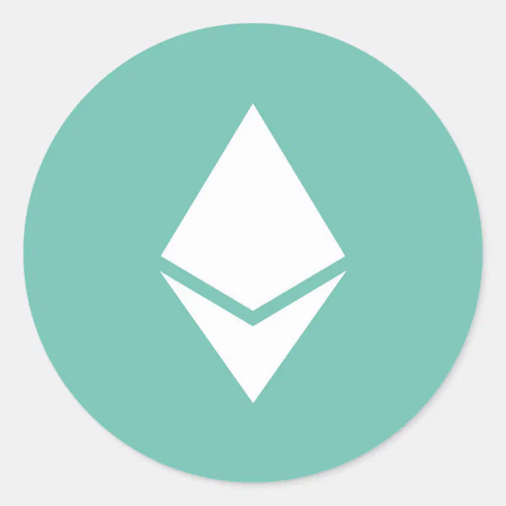 Ethereum Sticker | Zazzle