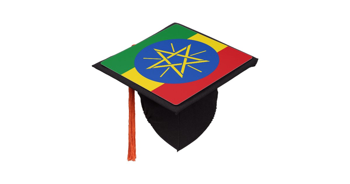 Ethiopia Flag Graduation Cap Topper | Zazzle
