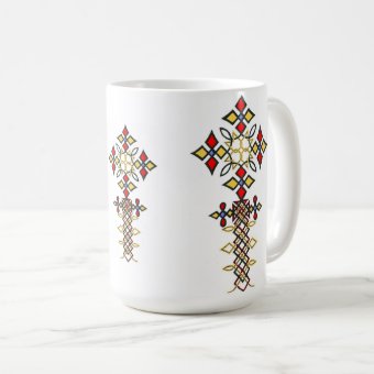 Ethiopian Cross Mugs | Zazzle