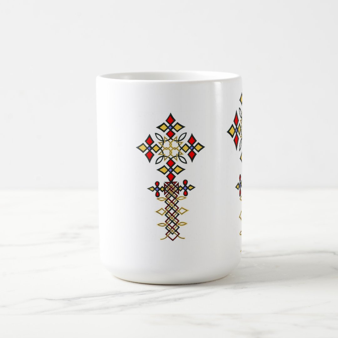 Ethiopian Cross Mugs | Zazzle