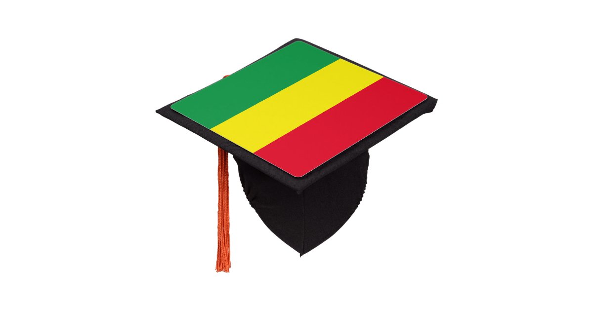 Ethiopian Flag Rasta Graduation Graduation Cap Topper | Zazzle