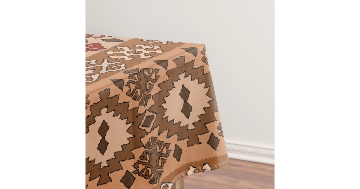 Ethnic ,native style pattern tablecloth | Zazzle