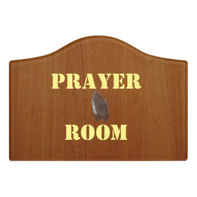 Ethnic praying hands door sign | Zazzle