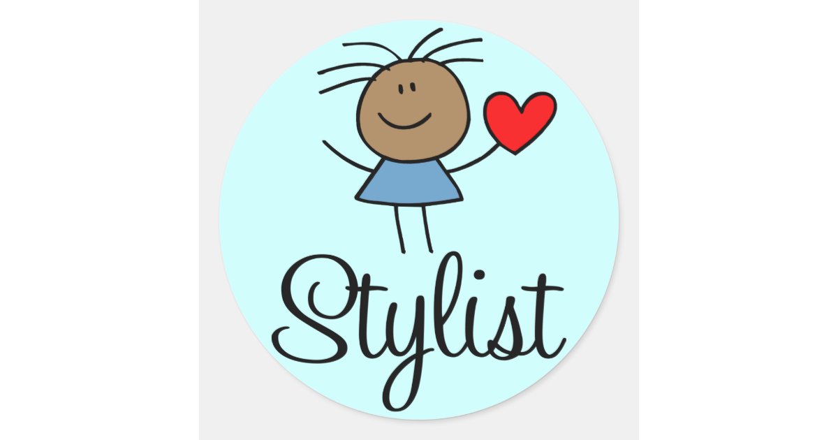 Ethnic Stylist Sticker | Zazzle