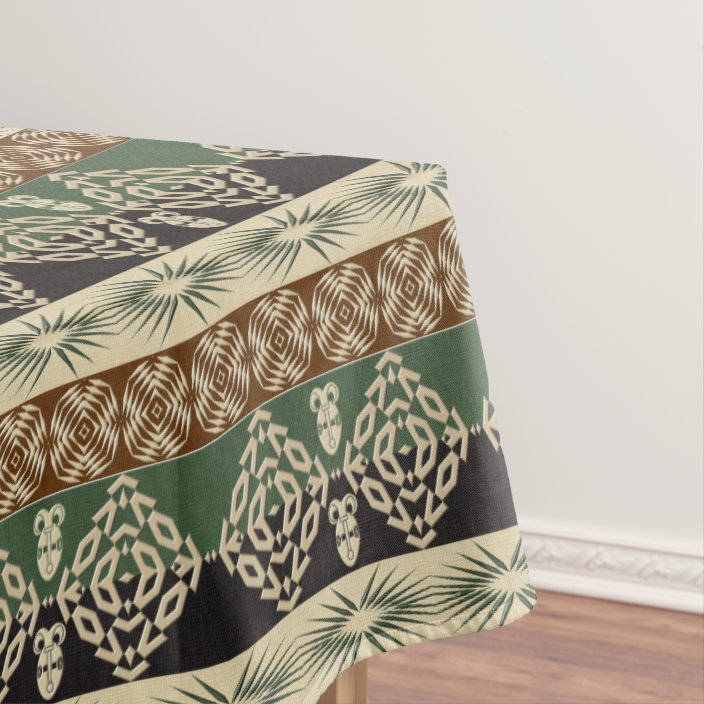ethnic tribal african pattern tablecloth | Zazzle.com
