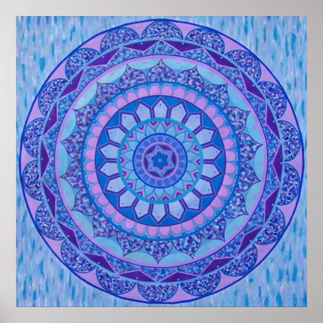 Ethno Mandala Poster | Zazzle