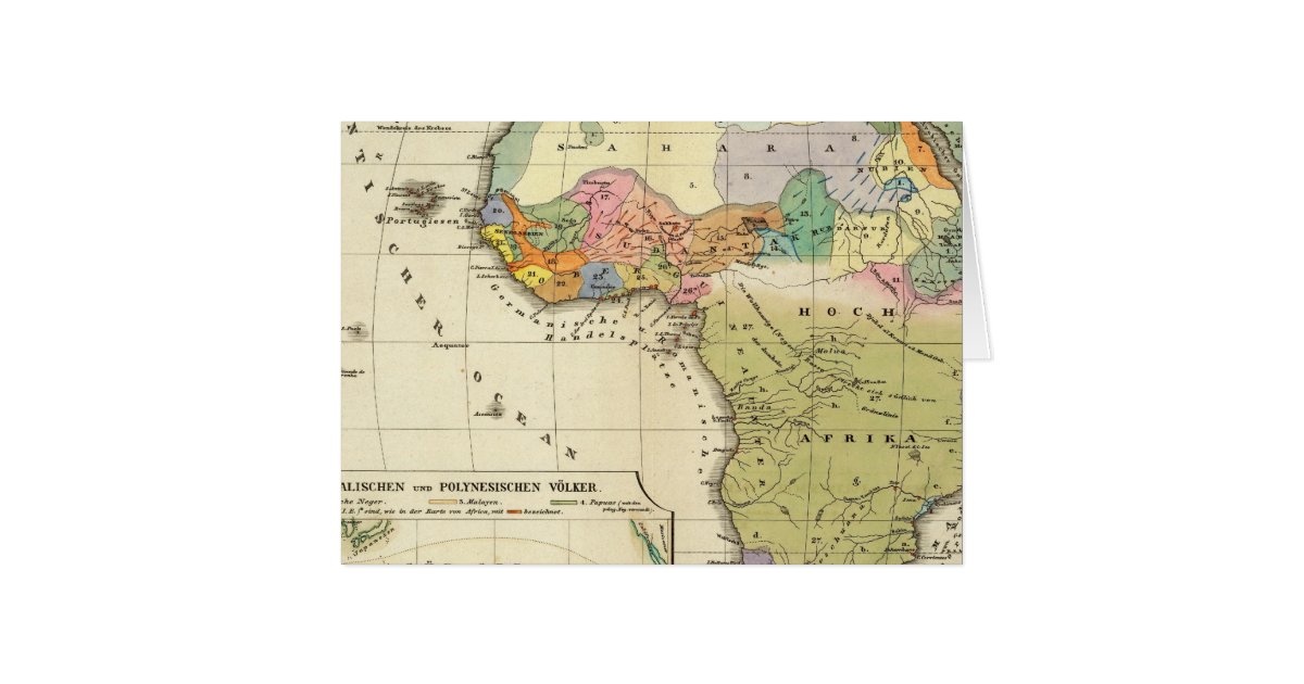 Ethnographic Map of Africa | Zazzle
