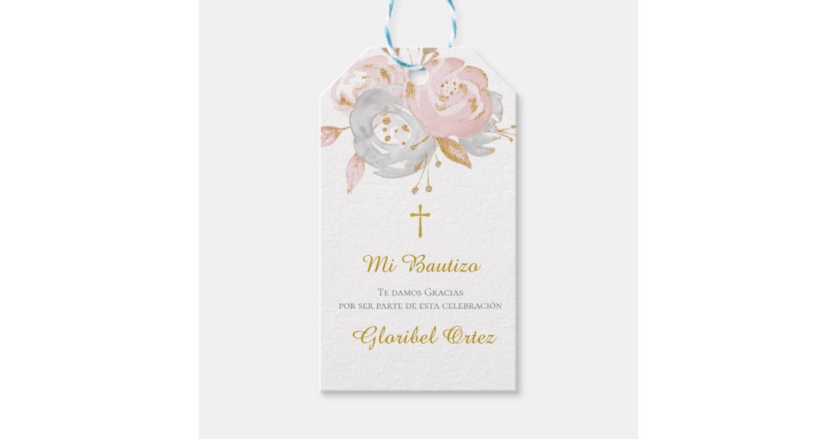 Etiquetas personalizadas de Confirmación Gift Tags | Zazzle