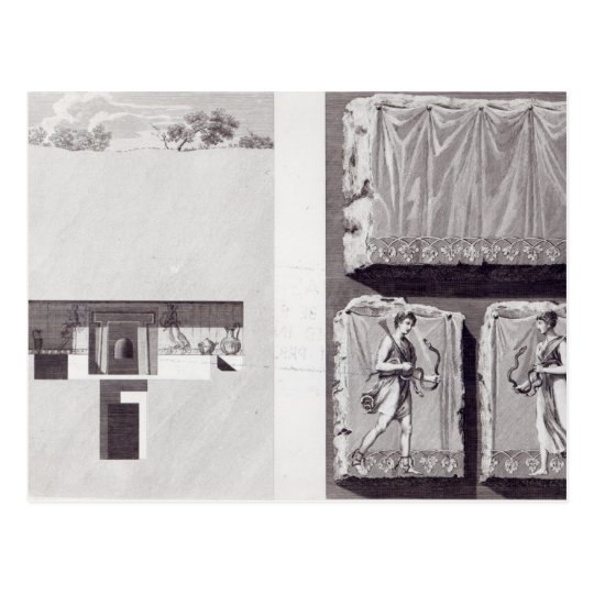 Etruscan Tombs, c. 1780 Postcard | Zazzle.com