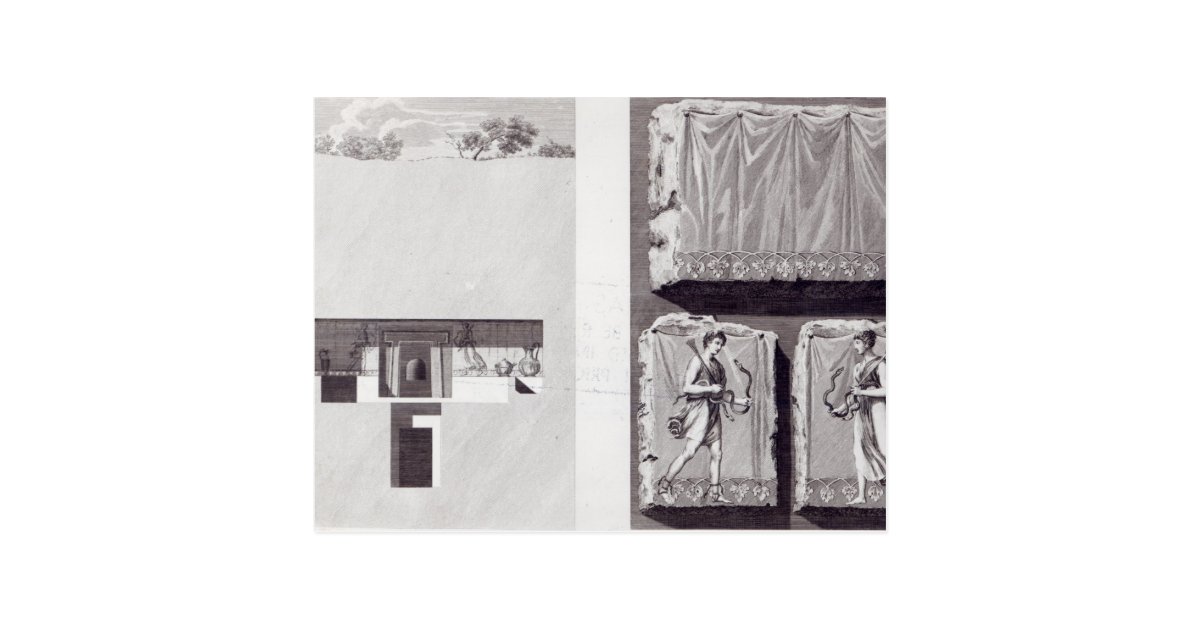 Etruscan Tombs, c. 1780 Postcard | Zazzle.com