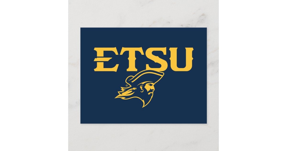ETSU Buccaneer Invitation Postcard | Zazzle