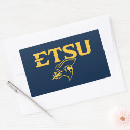 ETSU Buccaneer Rectangular Sticker | Zazzle