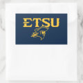 ETSU Buccaneer Rectangular Sticker | Zazzle