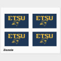 ETSU Buccaneer Rectangular Sticker | Zazzle