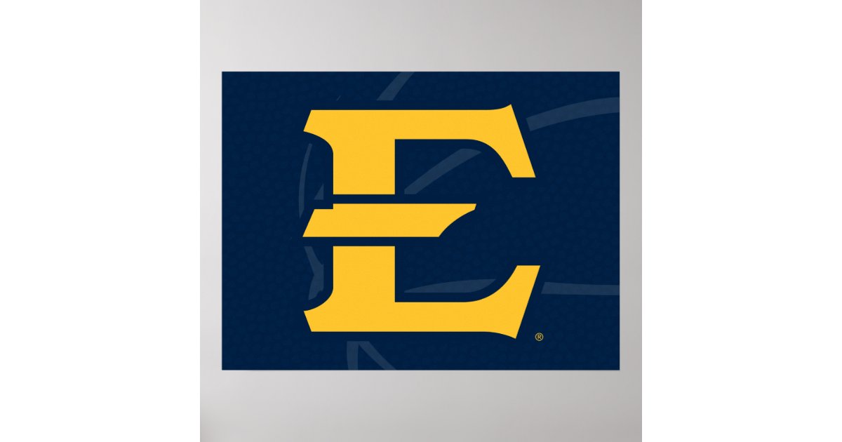 ETSU Buccaneers Basketball Poster | Zazzle