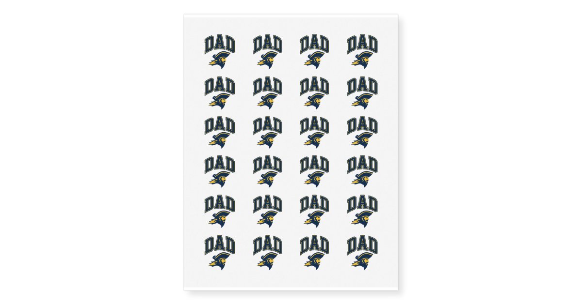 ETSU Buccaneers Dad Temporary Tattoos | Zazzle