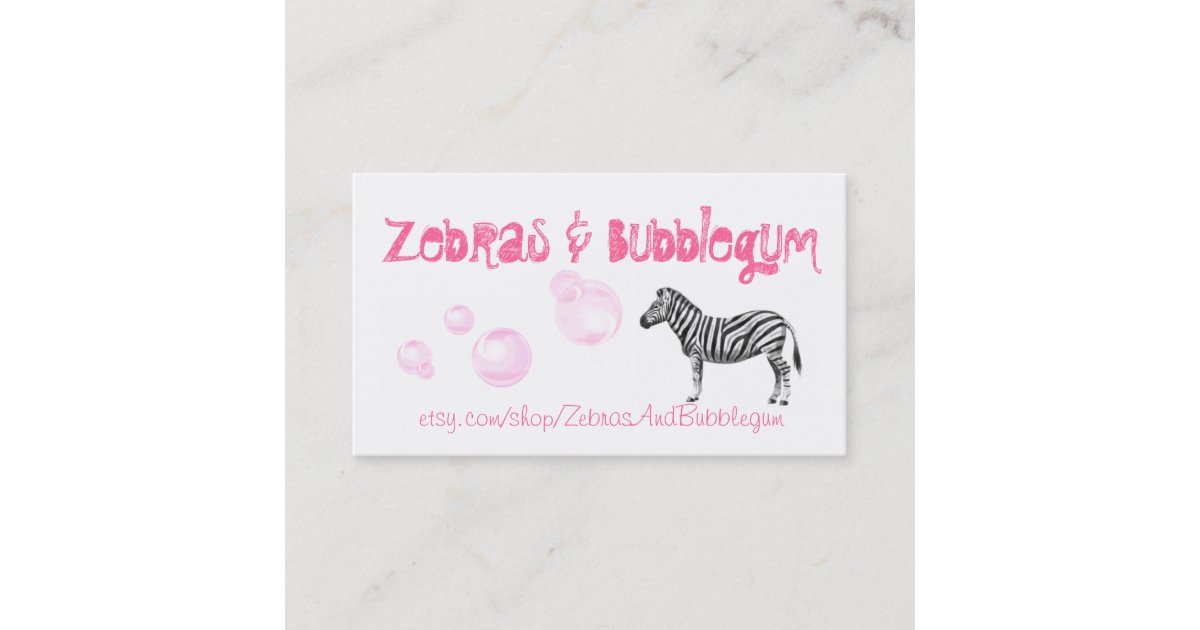 Etsy Business Card - Customizable | Zazzle