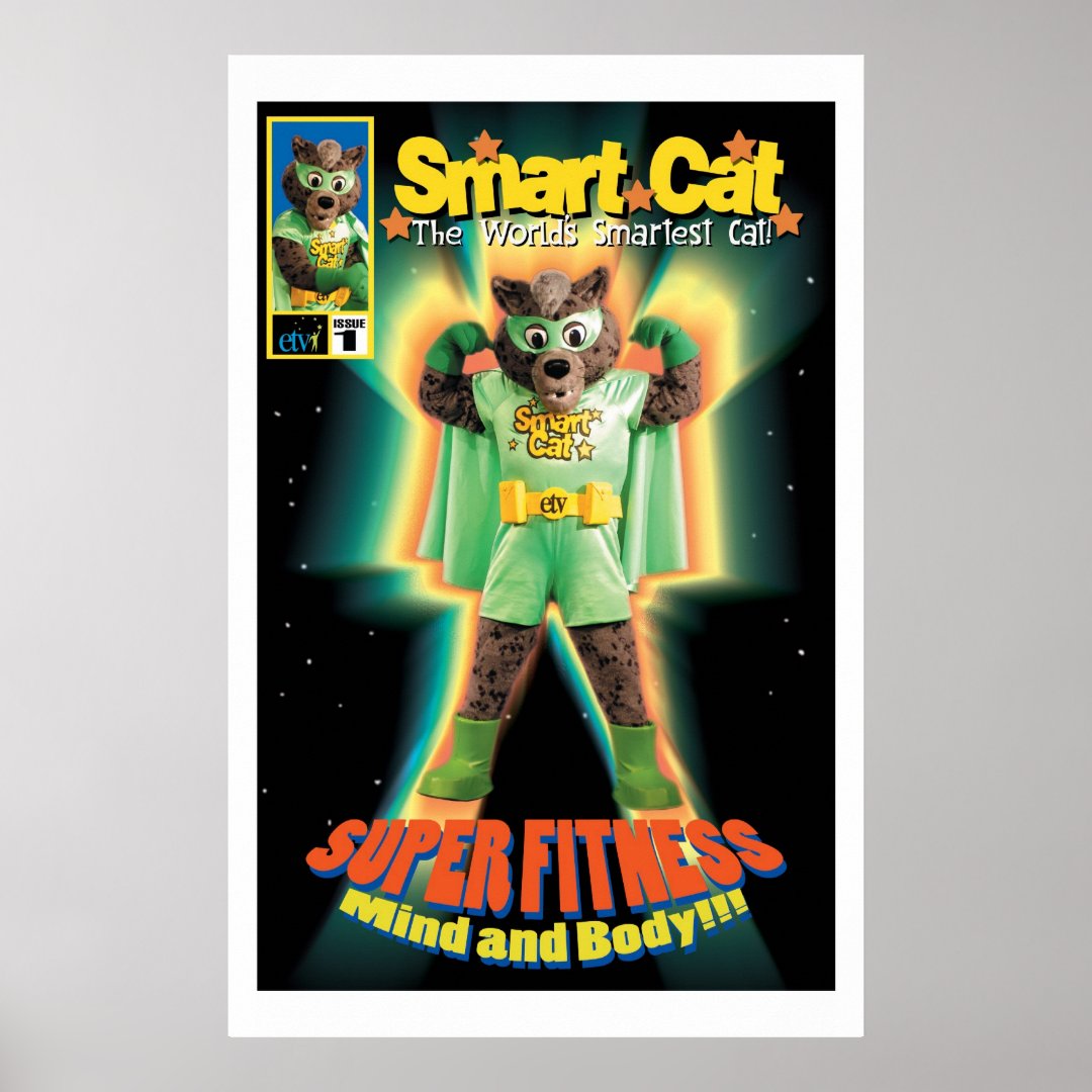 ETV Smart Cat poster | Zazzle
