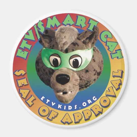 ETV Smart Cat Refrigerator Magnet | Zazzle.com