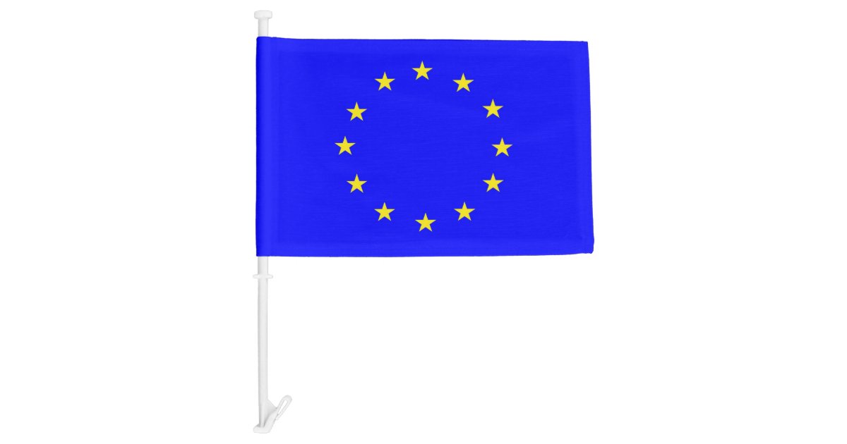 EU European Union car flag | Zazzle