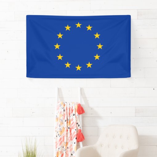 EU - European Union Flag Banner | Zazzle