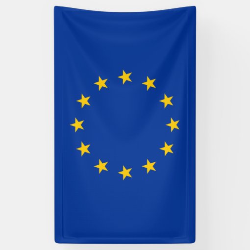 EU - European Union Flag Banner | Zazzle