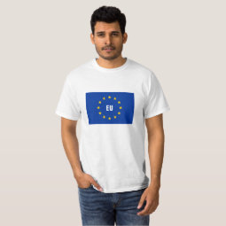 EU flag European Union t shirts | Zazzle