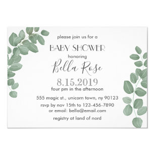 Nature Baby Shower Invitations | Zazzle