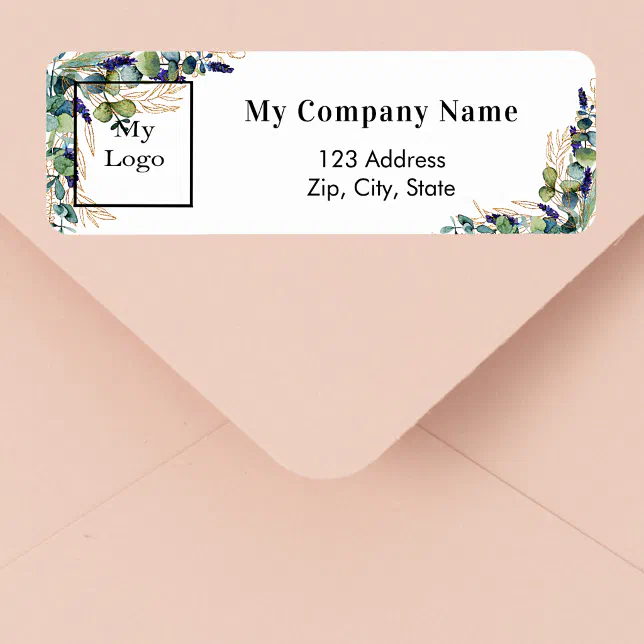 Eucalyptus business logo return address label | Zazzle Eucalyptus business logo return address label | Zazzle