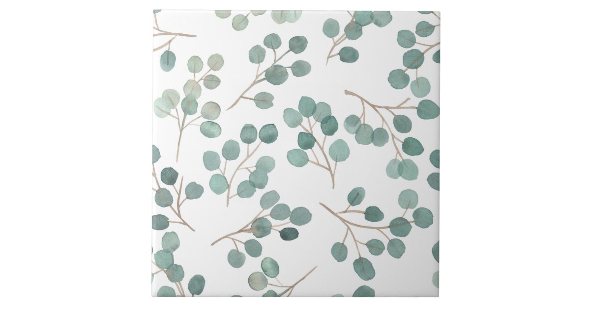 Eucalyptus Ceramic Tile | Zazzle