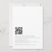 Eucalyptus Decided on Forever QR Code Wedding Invitation | Zazzle