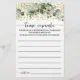 Eucalyptus Gold Time Capsule Advice Game Card Flyer | Zazzle