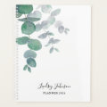 Eucalyptus Greenery Personalized 2022 2023 Planner | Zazzle