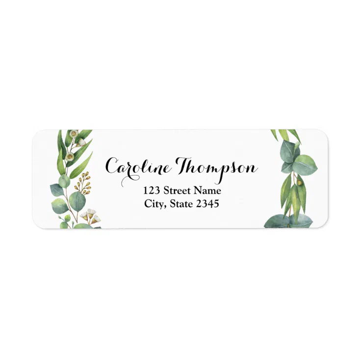 Eucalyptus Label | Zazzle