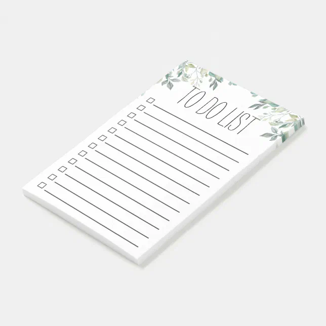 Eucalyptus Leaves To Do List or Grocery List Post-it Notes | Zazzle